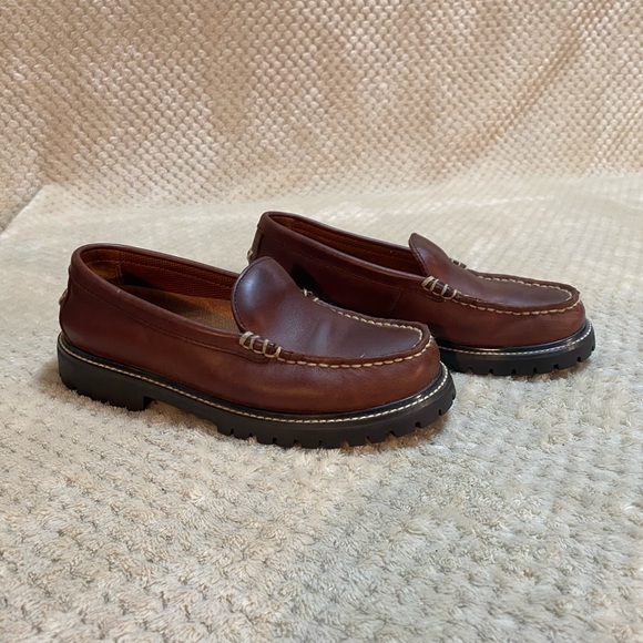 Eddie Bauer | Shoes | Vintage Eddie Bauer Leather Loafers Ladies Size ...